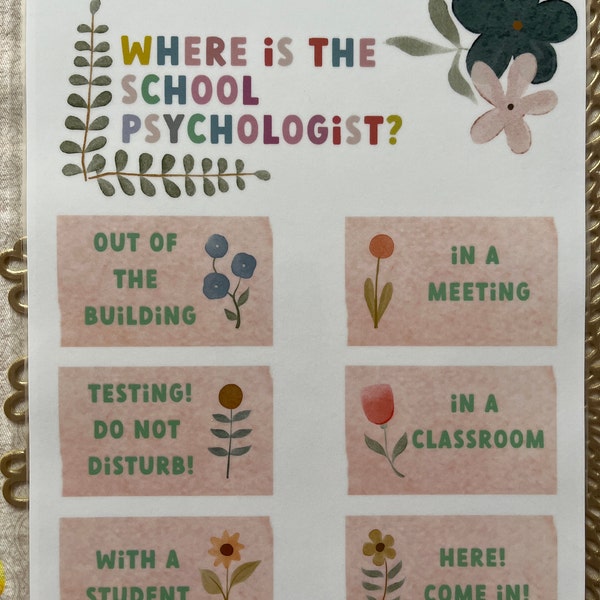 School Counselor Office Door Sign V2 Where is the Counselor Gift Office ...