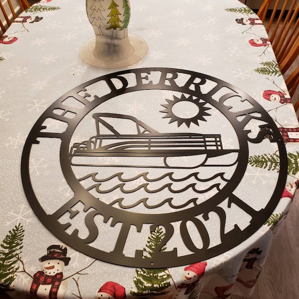 Personalized River House Sign, Boat House Sign, Lake House Signs, Metal ...