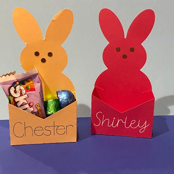 Easter Gift Box Svg, Easter Gift Basket Svg, Bunny Envelope Box Svg ...