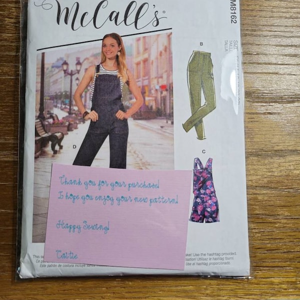 Sewing Pattern for Womens Overalls and Jeans, Denim Overalls Pattern ...