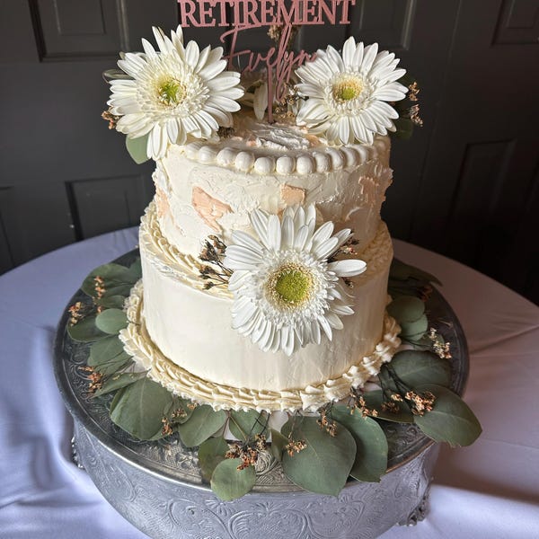 Retirement Cake Topper, Personalized Retirement Gift, Cake Topper for ...