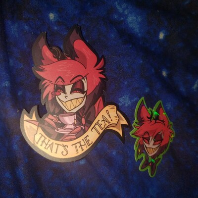 Thats the Tea hazbin Hotel Alastor Sticker - Etsy