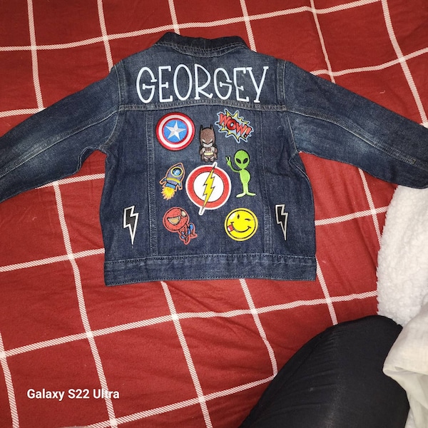 Personalized Baby Toddler Children Denim Jacket - Etsy