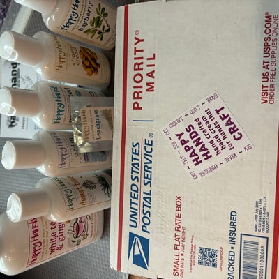 32-scent SUPER Sampler Hand Cream Sample Set HAPPY HANDS Scented Shea ...