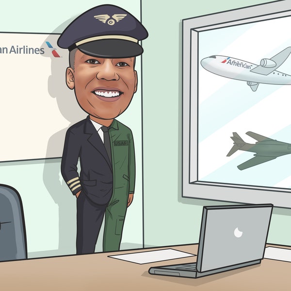 Custom Doctor Gift, Caricature Drawing for Frontliner: Personalized ...