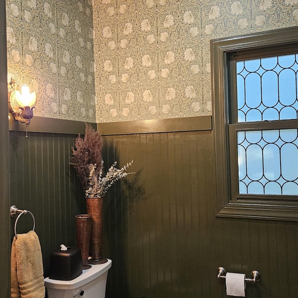 Pvc-free Green Branch Privacy Window Film, Frosted Window Film, Eco ...