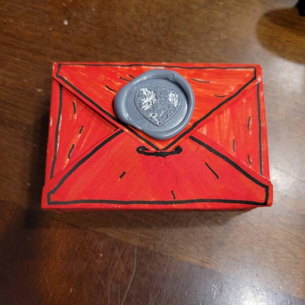 Envelope Gift Box SVG Template: Favor Box, Cricut, Silhouette Cut Files ...