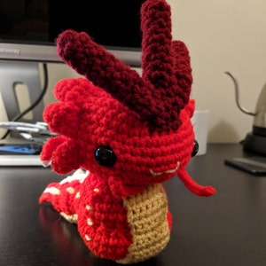 Crochet Gyarados Inspired Chibi Pokemon - Etsy