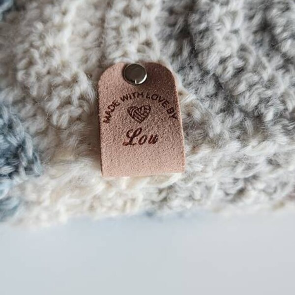 Custom Labels for Crochet, Personalized Clothing Label, Handmade ...