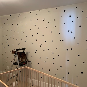 Spot Vinyl Wall Decals: Dalmatian Polka Dots, Paint Hand-drawn Circles ...