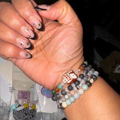 The Straphanger Collection Subway Map Bracelet With Multicolor Jade ...