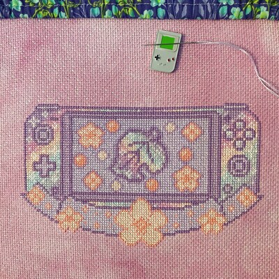 Switch Cross Stitch Pattern, Galaxy Cross Stitch, Gaming Cross Stitch ...