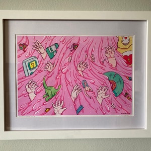 Greta the Gremlin: Selfie Am I Pretty Limited Edition Giclee | Etsy