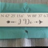 Personalzied Wedding Gift GPS Sign Custom Coordinates Sign Wedding ...