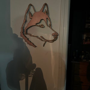 Siberian Husky Metal Wall Art Handmade Choose 17 or 23 Choose Your ...