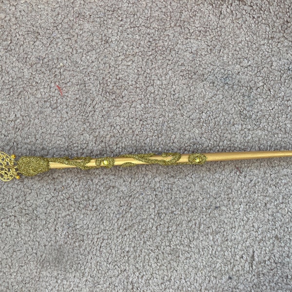 Frozen Blue Magic Wand Ice Princess Wizard Wand Fairy Wand Witches Wand ...