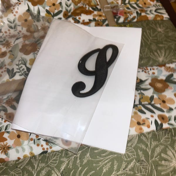 Embroidered Letters, DIY Black or White 2 Inch Iron On, Monogram Letters, Letter Patches, Bolded ...