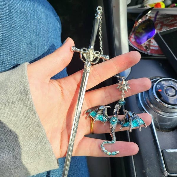 Dragon Sword Metal Bookmark Gifts for Readers Book Lover, Fantasy ...