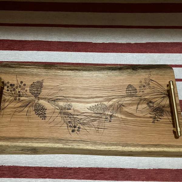 Hummingbird Flower Hand Painted Pyrography Wood Slice Art (6"x8.5") - Etsy