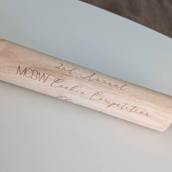 Personalized Wood Rolling Pin Decorative Rolling Pins, Personalized ...