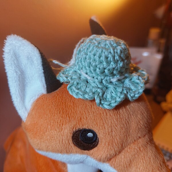 Mini Sun Hat PATTERN Crochet Pattern Doll Hat Pattern Mini Hat Crochet ...