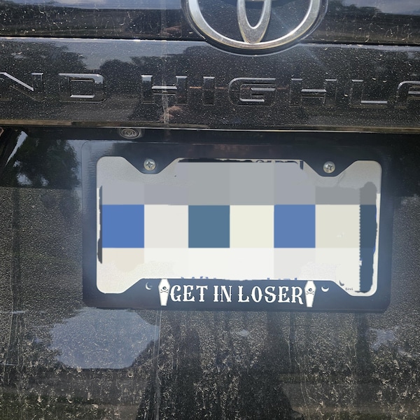 Boho Sunset Front License Plate, Retro Sun Vanity Car Tag, Cute ...