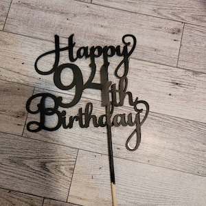 SVG Happy 23rd Birthday Cake Topper Twenty Three Happy - Etsy
