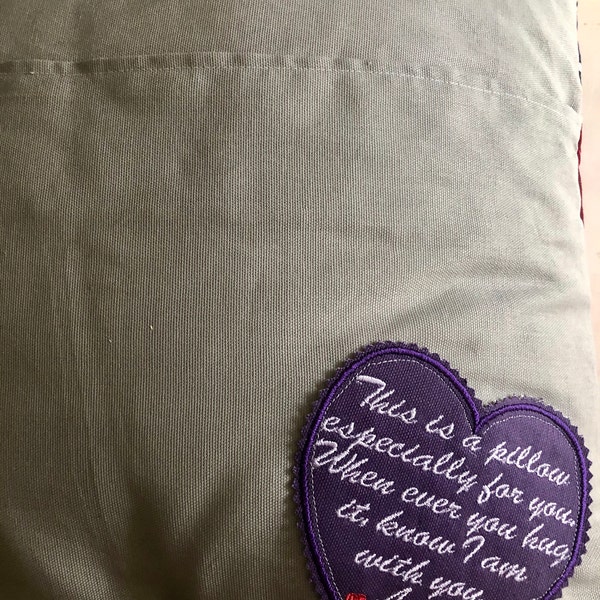 MEMORY Patch 5"x5" in Memory Of, Memory Pillow Patch, Sew-iron On ...
