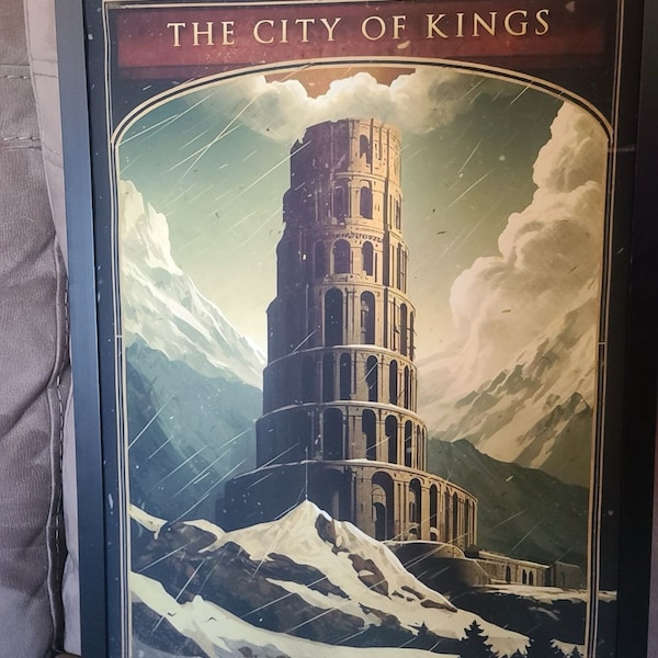 Stormlight Archive Vintage Travel Poster Set: Brandon Sanderson Fantasy ...