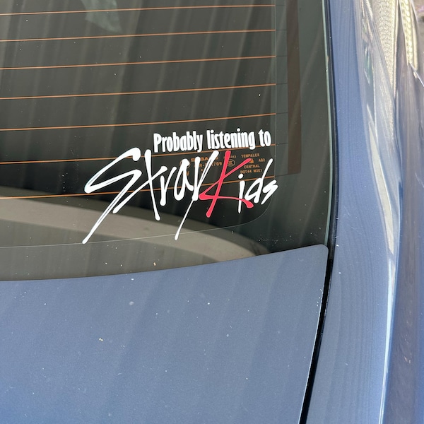Listening to STRAY KIDS Decal - Etsy