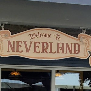 Printable Peter Pan Party Sign, Welcome to Neverland Sign, Never Grow ...