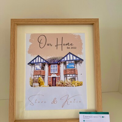 Personalised our Home House Print - Etsy