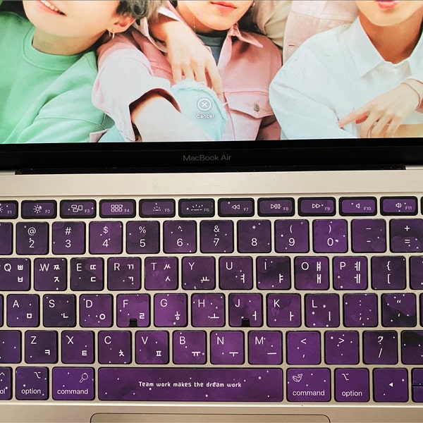 MacBook Korean English Hangul 한-영 Keyboard Sticker Decals - Eternal - Etsy