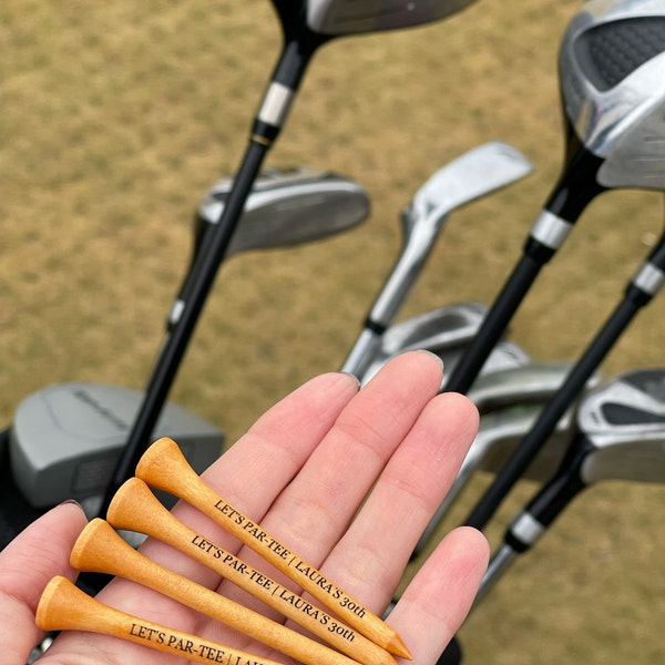 Personalized Golf Tees Laser Engraved Golf Tee Custom Golf Tees 3 Golf ...