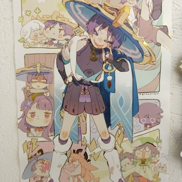 Wanderer (genshin Impact) || 4"x6" Mini Print, 11"x17" Poster - Etsy