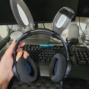 Bunny Ears for Headphones Cosplay Rabbit Headset Accessories Headphone ...