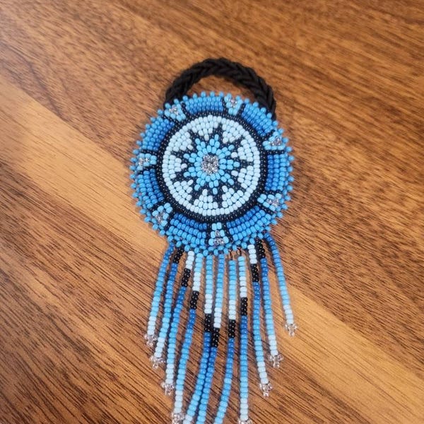 Handmade Hair Tie, Beaded Hair Tie, Hair Accessories, Indian Fashion ...