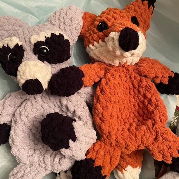 Pattern: Fergus the Fox Crochet Snuggler (PDF Pattern) - Etsy