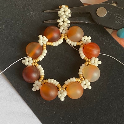 Orchideas Set Beading TUTORIAL - Etsy