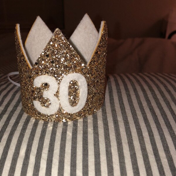 30th Birthday Crown | 30th Birthday Hat | 30th Birthday Party | 30th ...