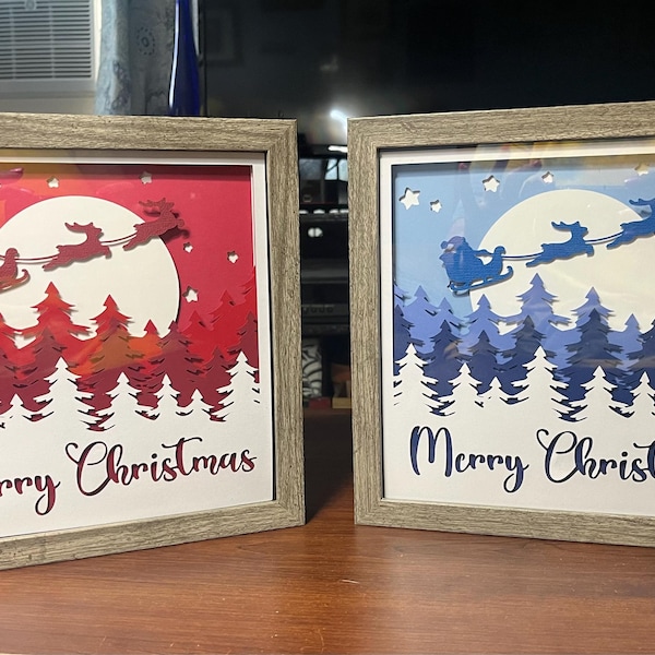 3d Sailing Ship Floating, Shadow Box Svg, for Cricut and Silhouette ...