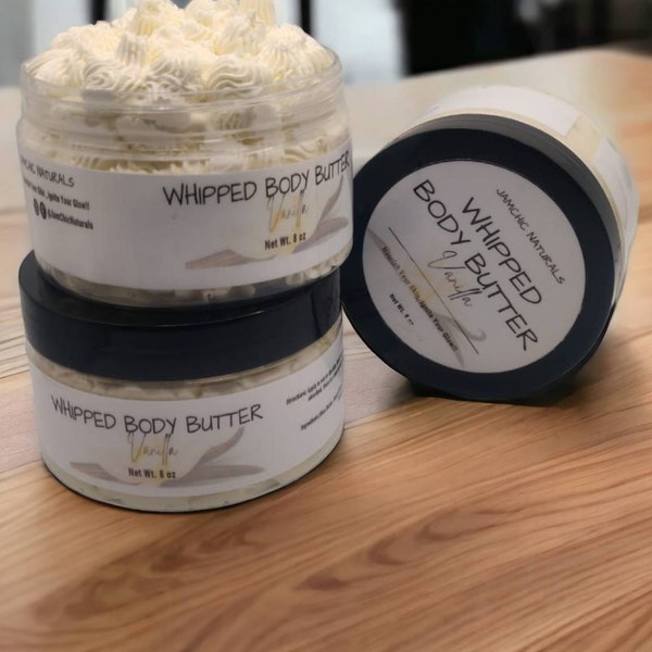 Printable Whipped Body Butter Wrap Label Low Profile Jars, Whipped Body ...