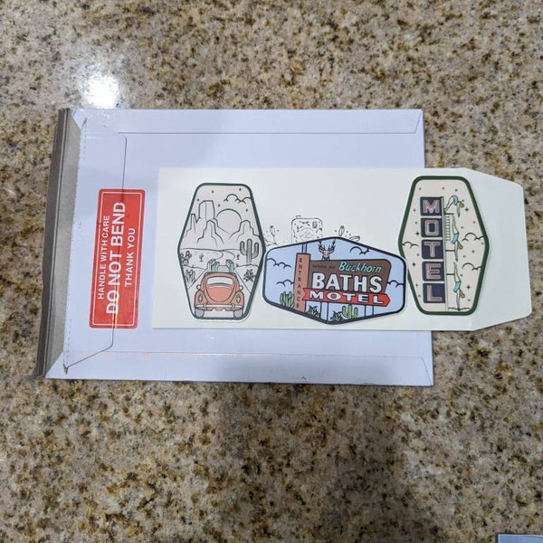 Mesa Diving Lady Motel Vinyl Sticker - Etsy