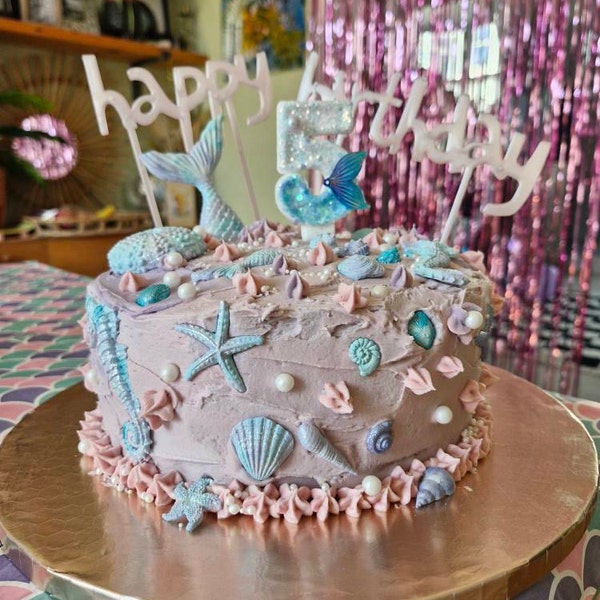 Pastel Mermaid Tail in Teal Pink and Purple - Etsy UK