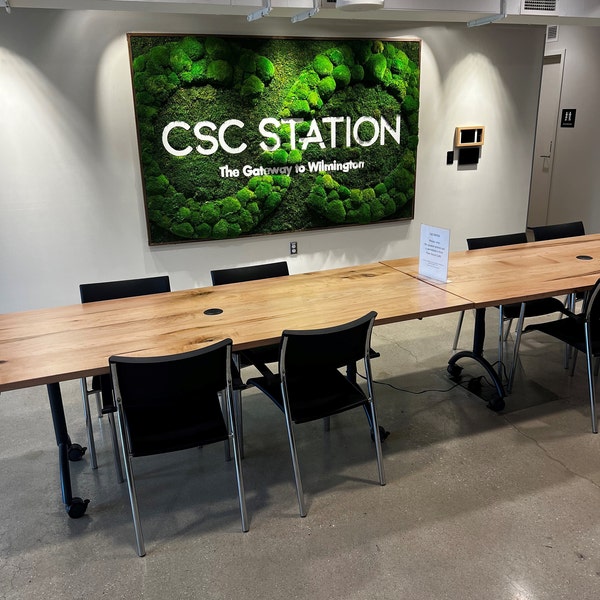 Custom Moss Logo Sign: Preserved Plant Wall Art for Business - Etsy