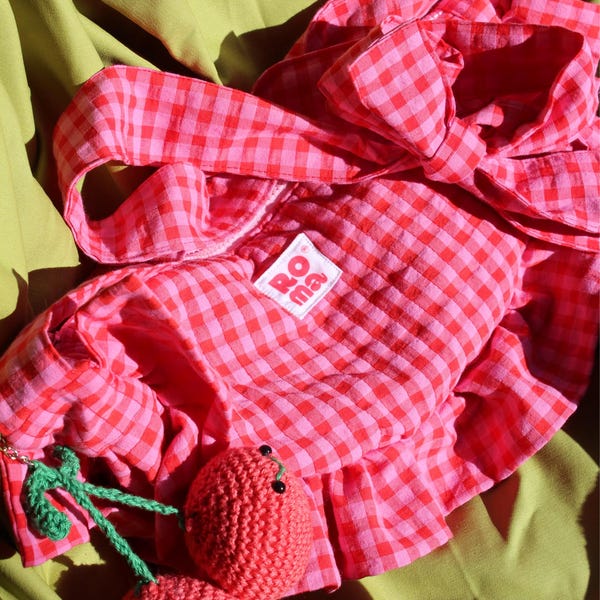Sac Croissant avec ou sans volants / Crescent bag with ruffles - PDF ...