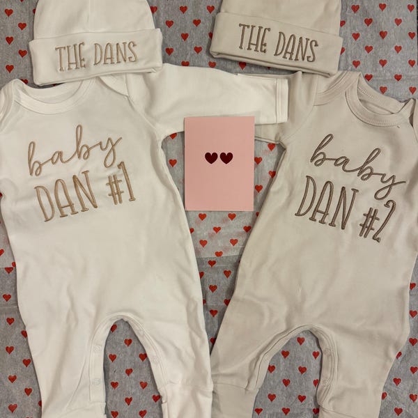 Baby Coming Home Outfit, Personalized Baby Gift, Custom Baby Apparel ...