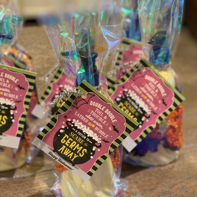 Scare the Germs Away Halloween Soap Printable, Halloween Gift Tags ...