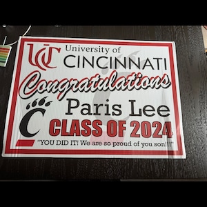 University of Miami Customizable Graduation Signs home of the ...