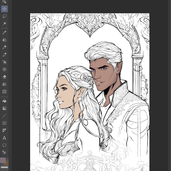 ACOTAR Coloring Book Dive Into the Magical World of Sarah J Maas SJM ...